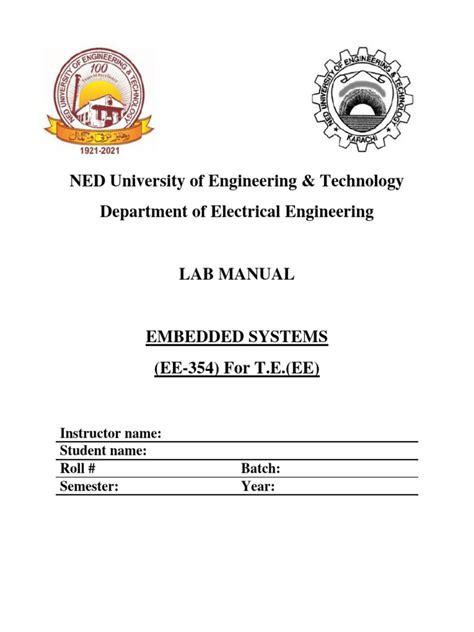 Embedded Systems Lab01 V2 Pdf Arduino Command Line Interface