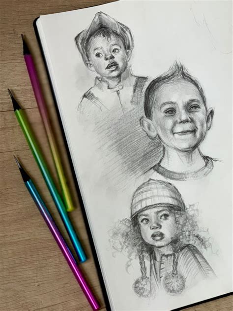 Рисунки детей Sketches Drawings School