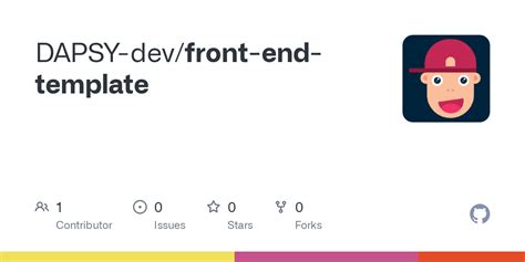 GitHub DAPSY Dev Front End Template