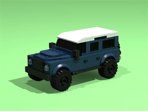 Lego Moc Land Rover Defender 110 Classic By Dinhtuankiet Rebrickable