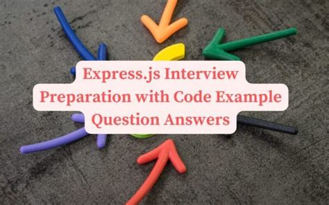 Express Js Interview Preparation With Code Example Question Answers