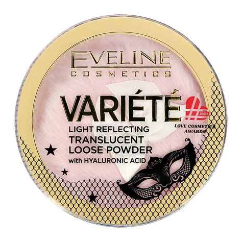 Пудра рассыпчатая для лица `EVELINE` `VARIETE` TRANSLUCENT LOOSE ...