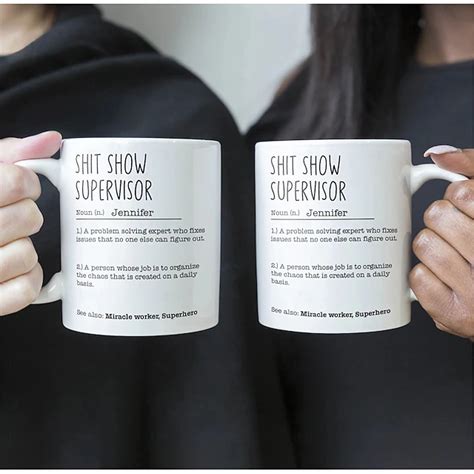 Personalized Funny Mug Custom Name Christmas T Mug Sht Show