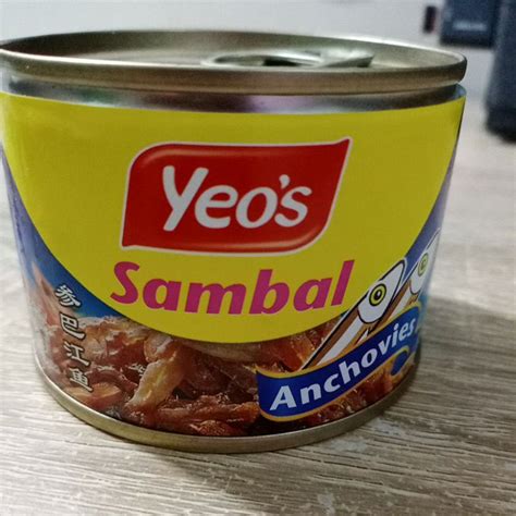 Sabah Yeos Sambal Ikan Bilis 160g Anchovies Shopee Malaysia