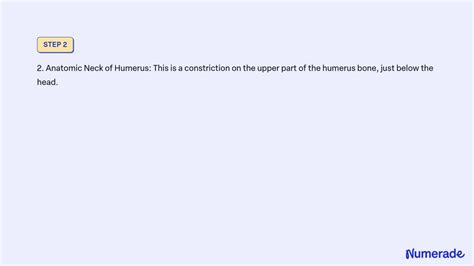 Solved Acromion Anatomic Neck Of Humerus Capitulum Carpus Clavicle Coracoid Process