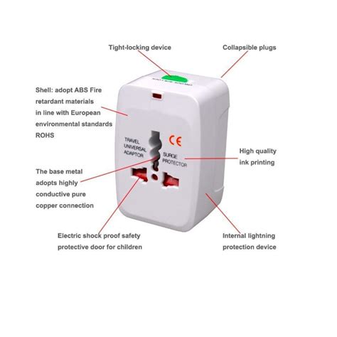 Adaptor Incarcator Priza Universal De Calatorie EU UK SUA Port USB Leisure LX EMAG Ro