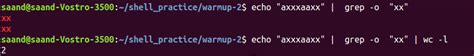 Linux Count No Of Occurences Of A Substring In A String Using Bash