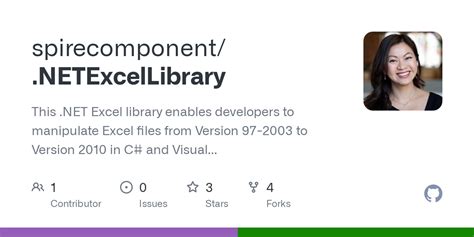 GitHub Spirecomponent NETExcelLibrary This NET Excel Library Enables Developers To