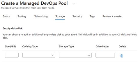 Configure Storage Managed Devops Pools Microsoft Learn