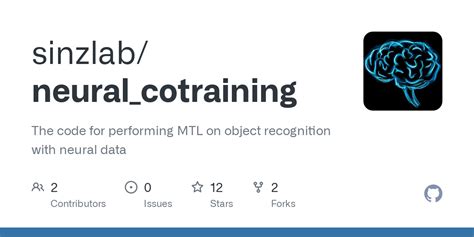 GitHub Sinzlab Neural Cotraining The Code For Performing MTL On