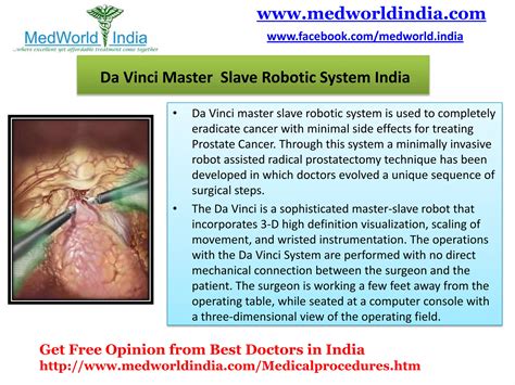 Robotic Surgery For Prostatectomy Pptx