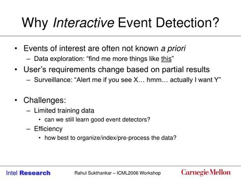 Ppt Interactive Event Detection In Video And Audio Powerpoint Presentation Id