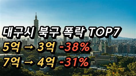 더 이상 흘릴 눈물도 없어요 영끌족의 눈물 도대체 어디가 바닥인가요 대구시 북구 대폭락 Youtube