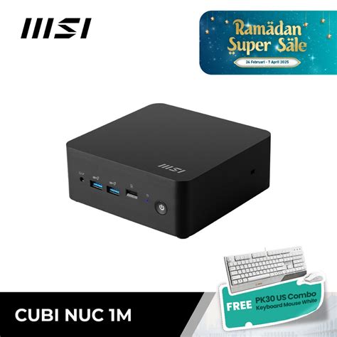 Jual MSI Mini Pc Cubi NUC 1M Intel Core I7 150U Barebone Shopee