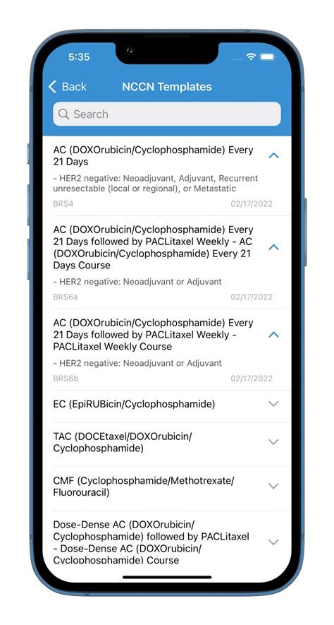 Nccn Treatment Protocols Oncoassist