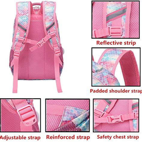 Meisohua Mochila Escolar Mochila Sirena Mochila Colegio Niña Mochila