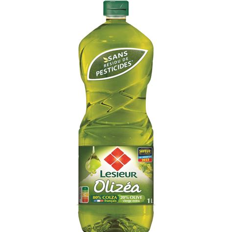 LESIEUR Olizéa huile de colza et olive 1l pas cher Auchan fr