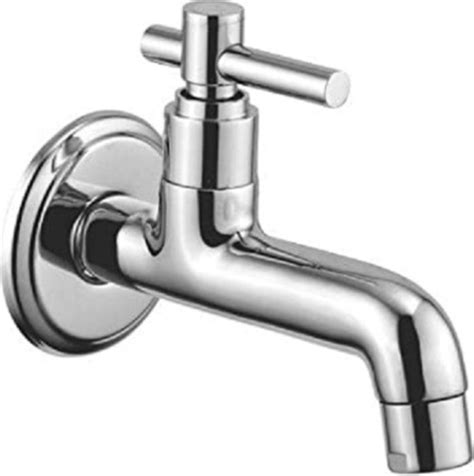Orange Stainless Steel Medium Size Metal Glossy Finish Bathroom Tap For