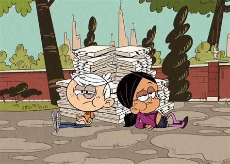 Lincoln And Ronnie Anne Pizza Eating Contest By Udumbguy123 On Deviantart