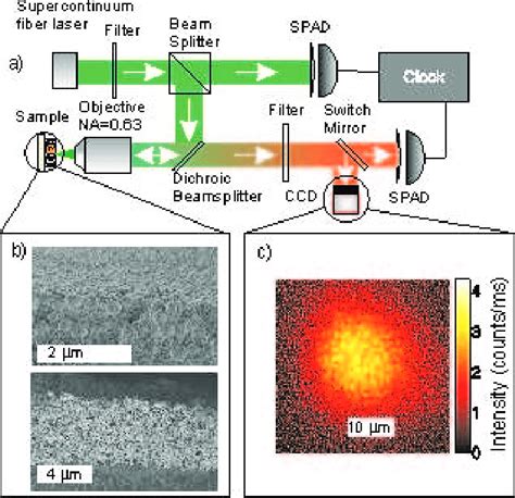 color a time correlated single photon counting setup with