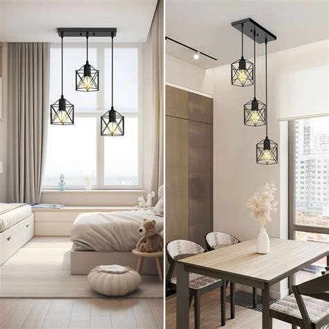 Triple Pendant Lighting Old Farmhouse Depuley Vintage 3 Light Pendant