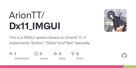 GitHub ArionTT Dx11 IMGUI This Is A IMGUI System Based On DirectX 11 It Implements Button