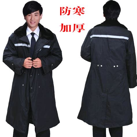 长款直筒双排扣冬装加厚防寒军大衣棉大衣多功能保安制服男棉衣 佳亿名品