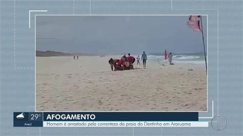 Pai morre afogado e filho de anos é salvo outros dois banhistas em praia no RJ Região