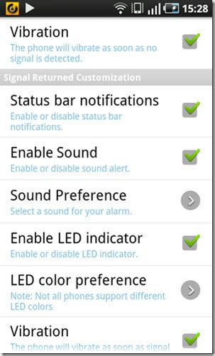 Get Notification Alert When No Signal Is Found In Android Phone
