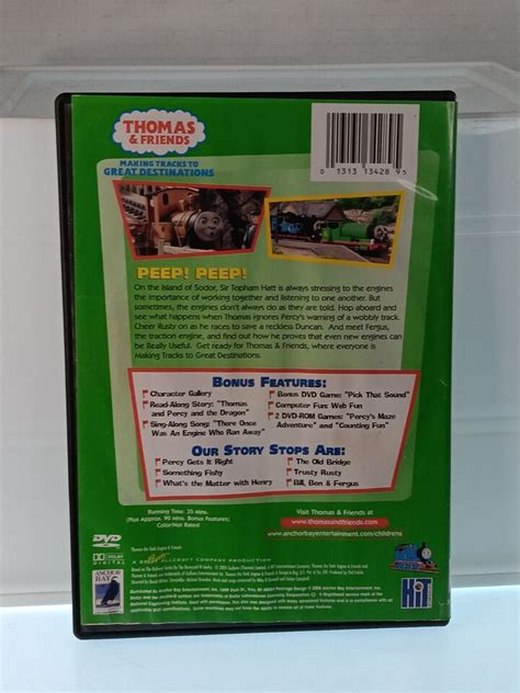 Thomas Friends Percy Saves The Day DVD 2005 With Toy Train