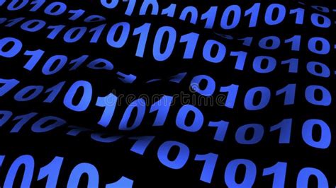 Binary Wave Digital Backgroudn Loop Stock Video Video Of Glow