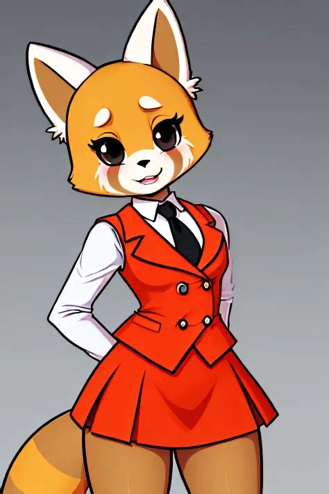 Retsuko From Aggretsuko Seaart Modelo Ai
