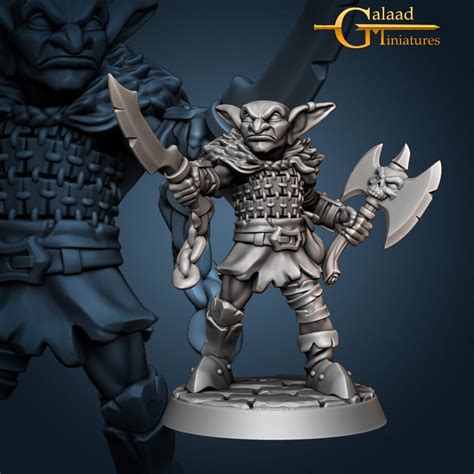 Goblin 4 Designed By Galaad 3d Printed Miniature For Etsy