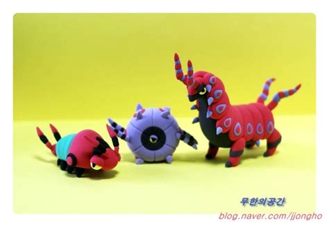 포켓몬스터 5세대 마디네 휠구 펜드라 포켓몬을 아이클레이로 만들기~ [클레이공예 클레이캐릭터 포켓몬스터 클레이 포켓몬 만들기