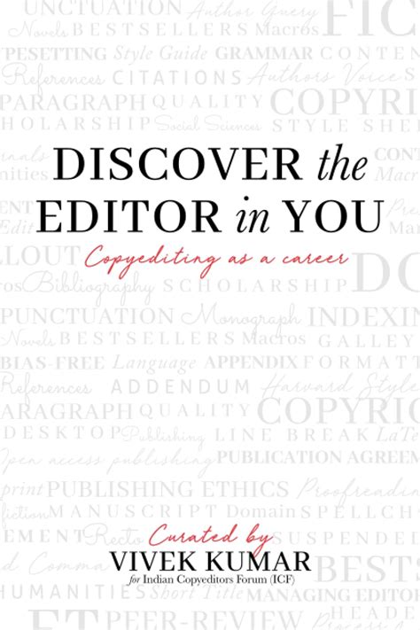 Discover The Editor In You Copyediting As A Career Kumar Vivek
