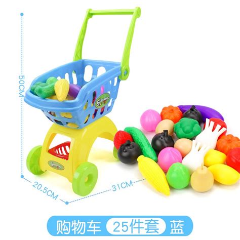 Winkelwagen Pretend Play Speelgoed Een Set Van Gro Grandado