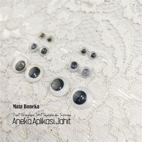 Jual 100 Biji Manik Mata Mataan Mata Boneka Mata Prakarya Mata