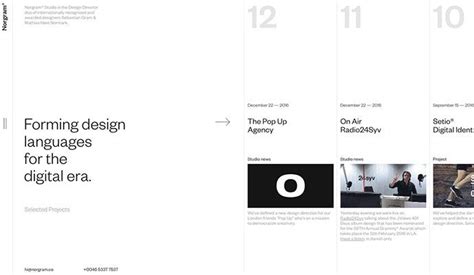 20 Web Designs Using Visible Grid Lines Bashooka Web Design