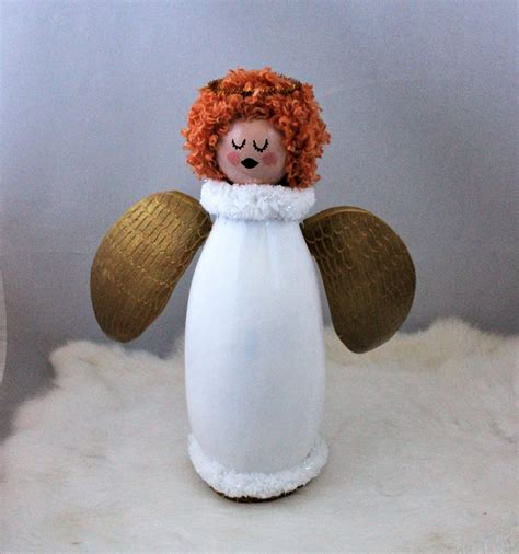 Angel Gourd With Red Hair 20 Etsy