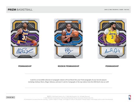 NBA 2020 21 PANINI PRIZM BASKETBALL RETAIL製品情報 Trading Card Journal
