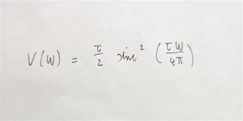 Solved Consider The Triangular Pulse Function Vt Shown In