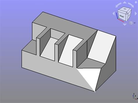 partdesignワークベンチ3分間練習12 勾配のある面をつくる（pocket、ドラフト、面取り） freecadでbim建築モデルを作成する