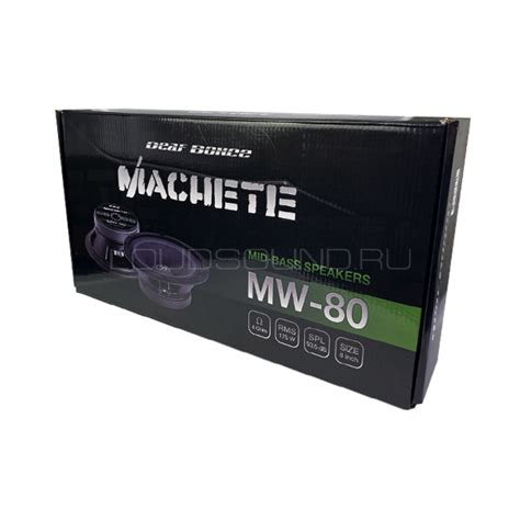 Machete MW-80 4Ом | Machete MW-80 4Ом от магазина автозвука LOUD SOUND