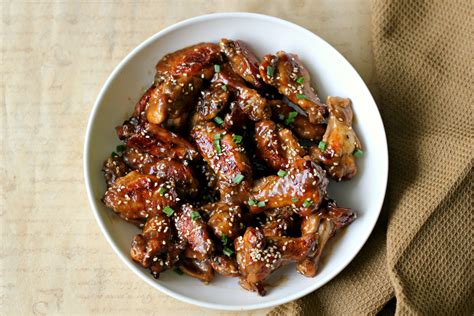 Sticky Sesame Chicken Wings Ruchik Randhap