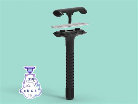 🪒 Vintage Classic Razor And Razor Blade Box・ 3d File For 3d Printing・cults