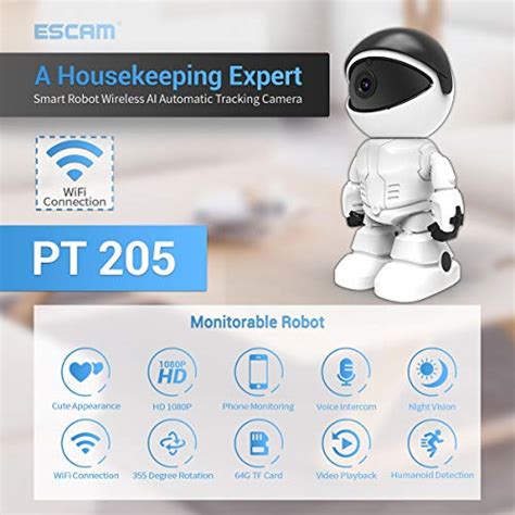 New Landing Hd 1080p Wifi Robot Ip Camera Pan Tilt Security Wifi Camera