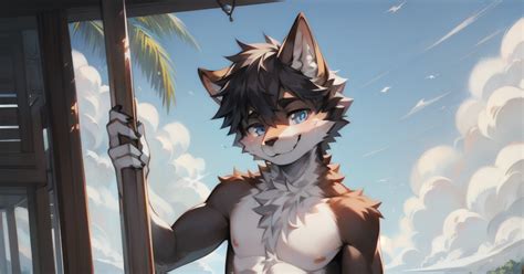 ケモノ Swimsuit Furry4 Furry Goldのイラスト Pixiv