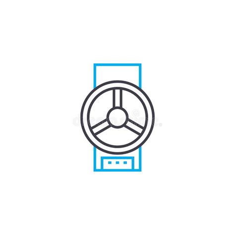 Pipeline Line Icon Concept Pipeline Flat Vector Symbol Sign Outline
