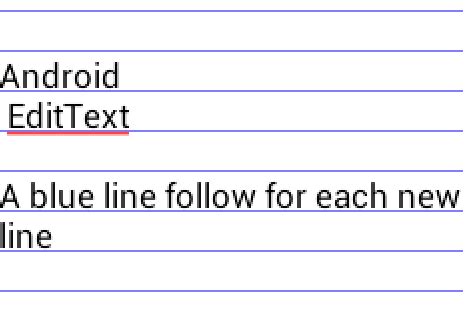 How To Make Android EditText Text Follow By A Nice Blue Under Line Stack Overflow