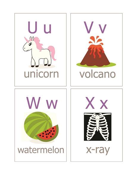 Fun Free Engaging Alphabet Flash Cards For Preschoolers Artofit